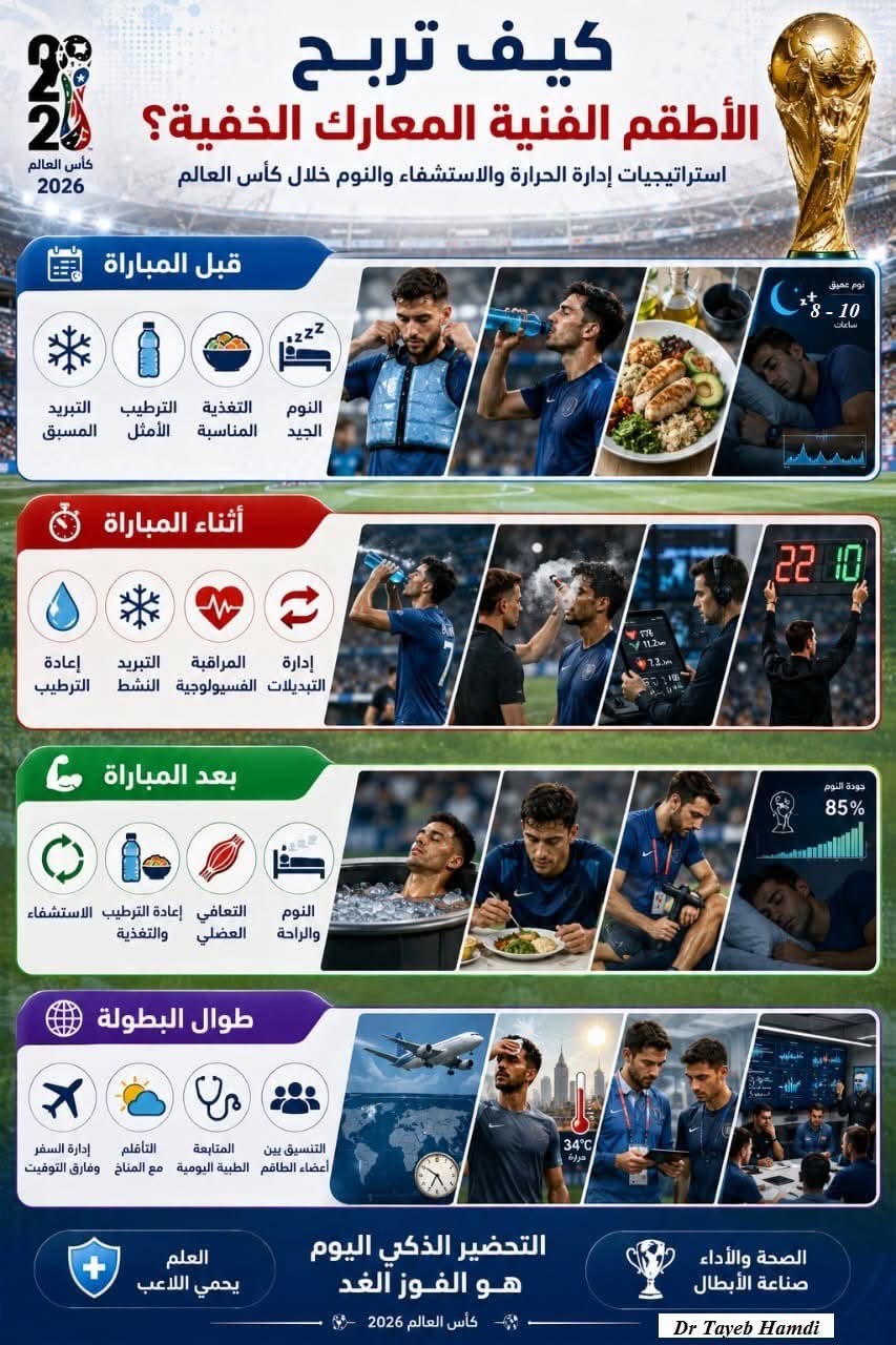 طبيب مغربي يكشف العوامل الخفية التي قد تحسم مصير المنتخبات في مونديال 2026